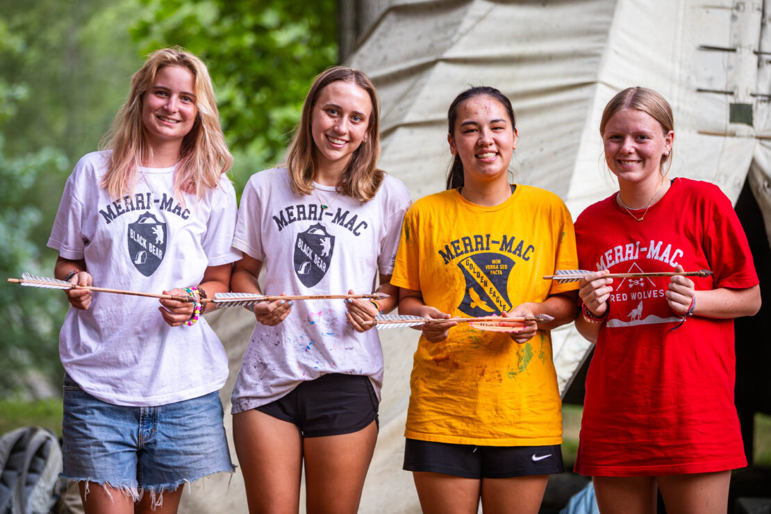 White Feather and Final Campfire - Camp Merri-Mac
